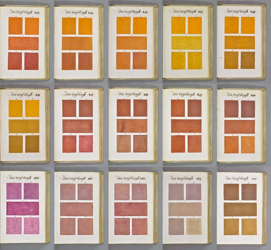 Pantone-Style Medieval Color Catalog Unearthed